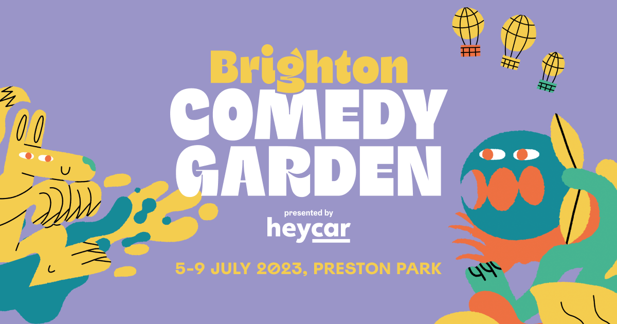 Brighton Comedy Garden | 3-7 July 2024, Preston Park, Brighton